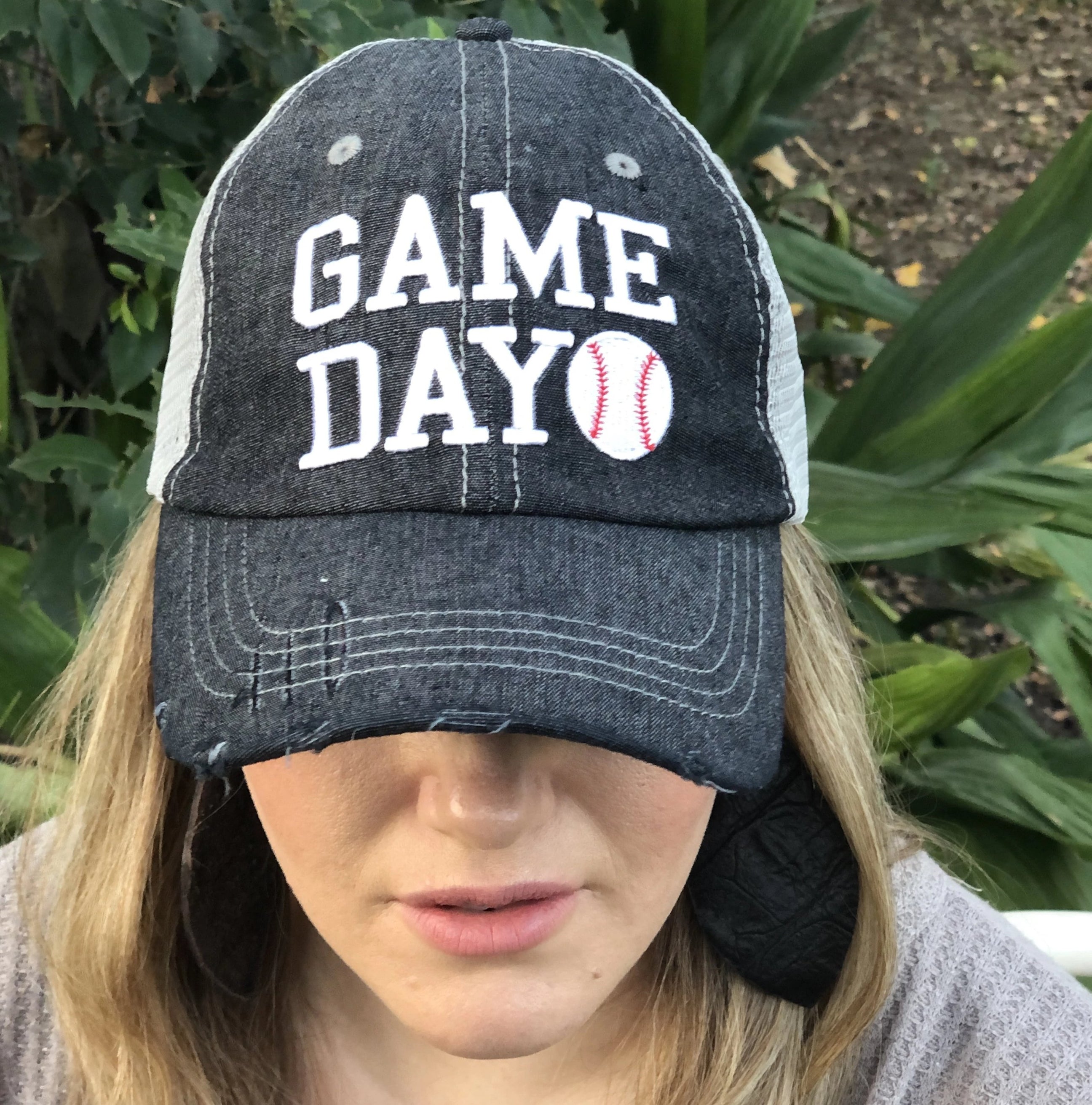 Game Day Baseball Embroidered Hat -210 – Cocomo Soul